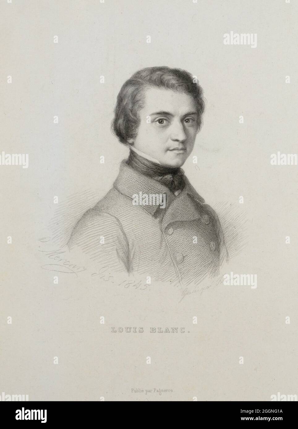 Portrait de louis blanc 1811 1882 Banque de photographies et d’images à ...