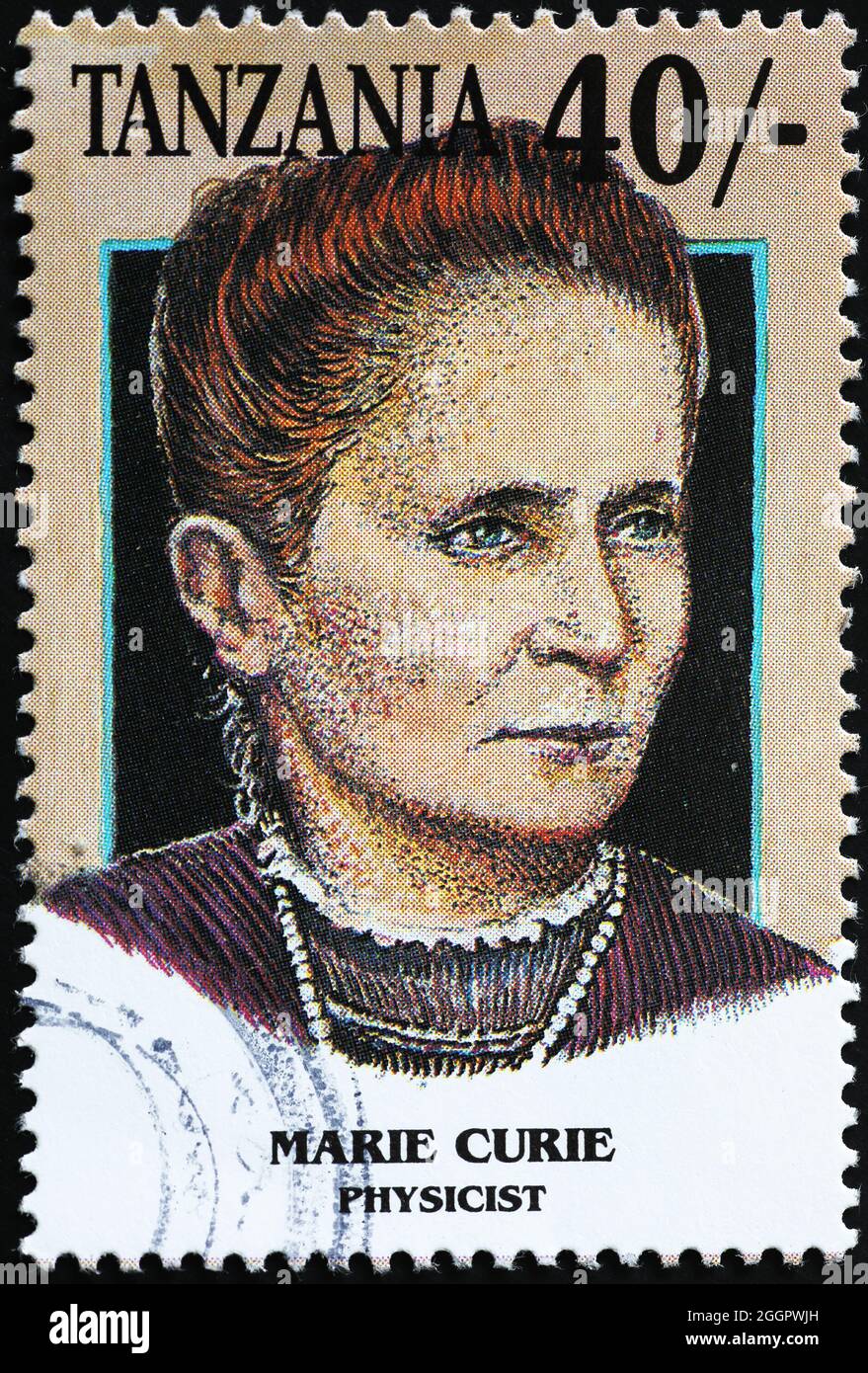 Timbre poste de marie curie Banque de photographies et d’images à haute résolution - Alamy