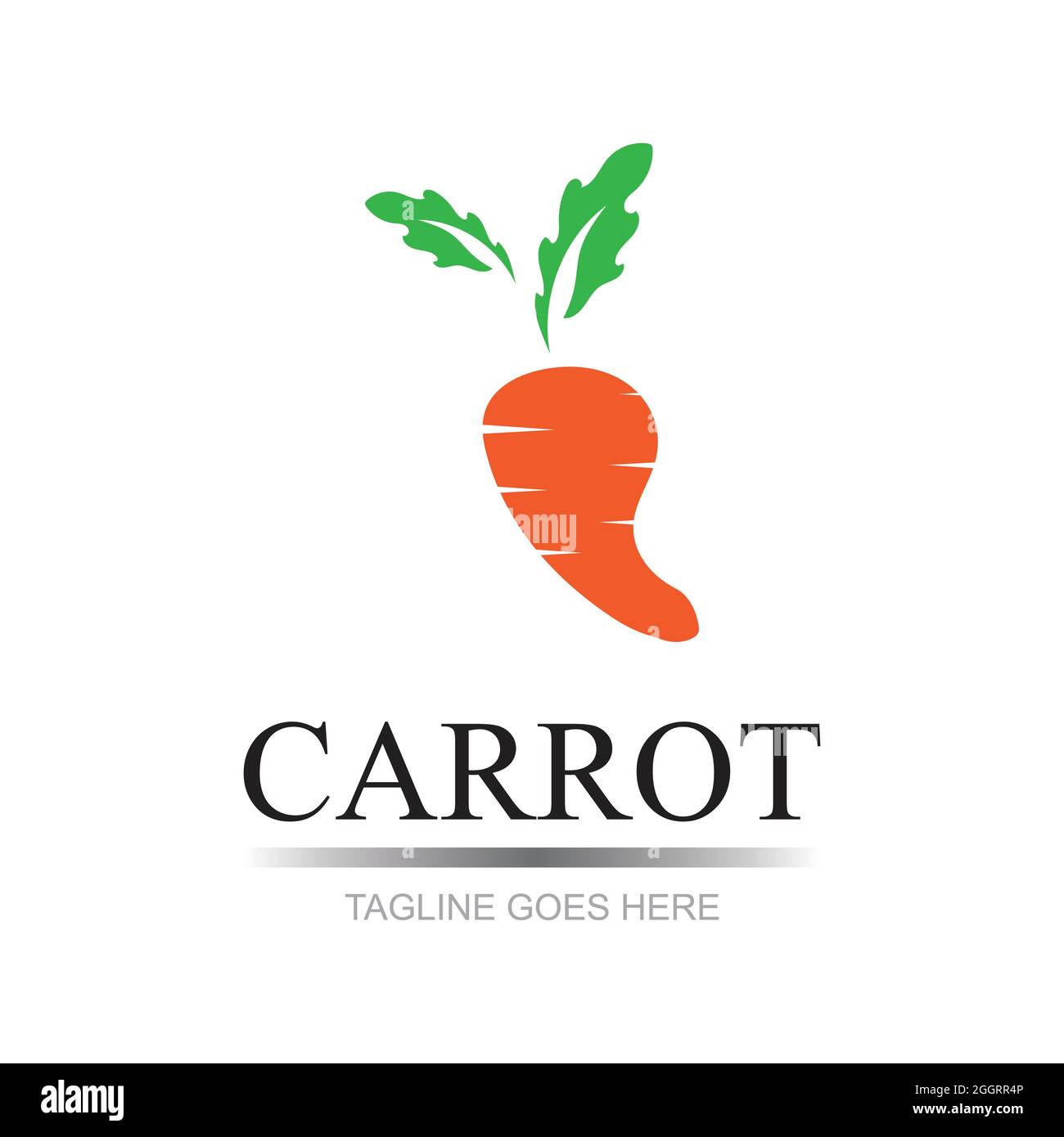 Logo de carotte et symbole végétal sain illustration vecteur meilleur ...