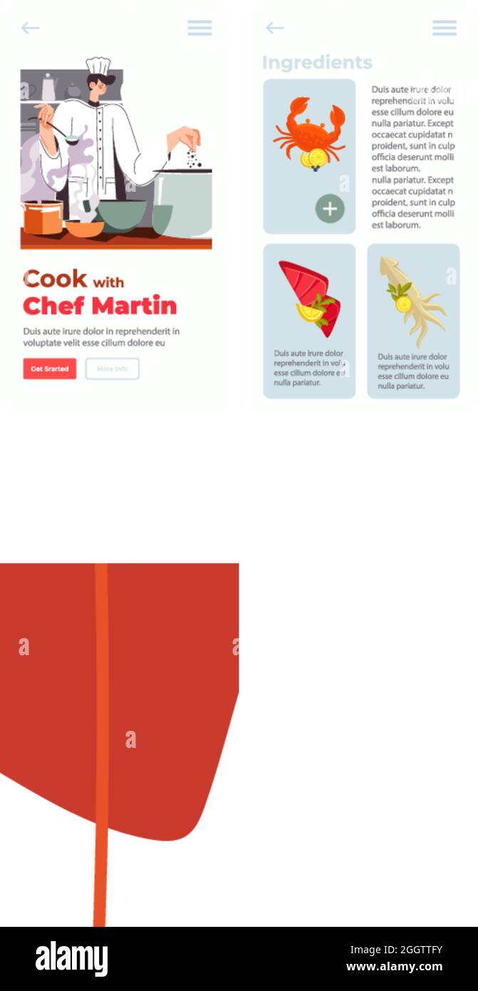 Martin page Banque d'images vectorielles - Alamy