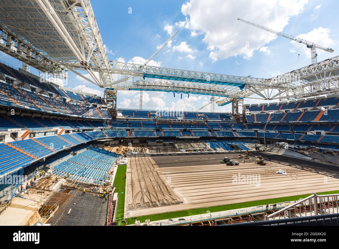 Santiago bernabeu stadium interior Banque de photographies et d’images ...
