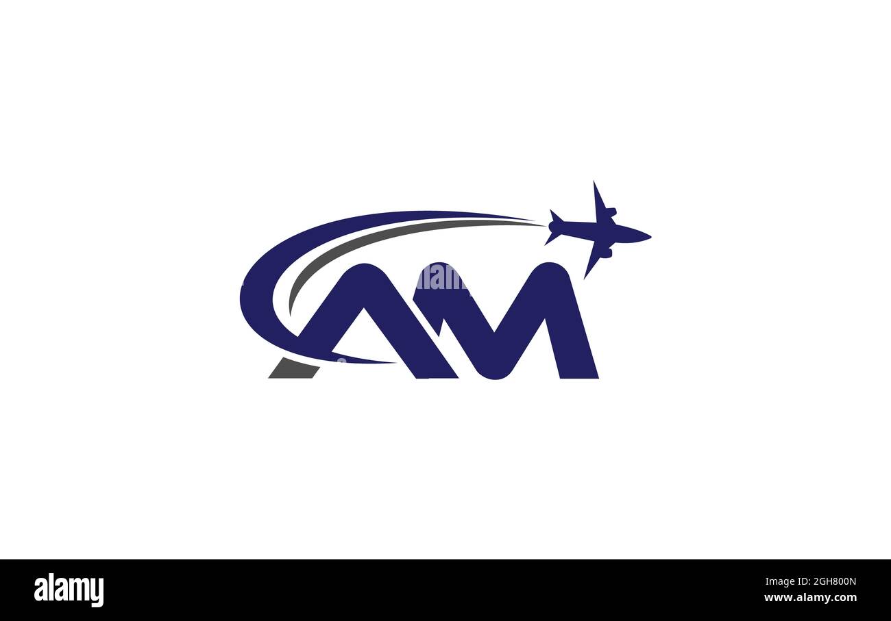 Logo avion simple et moderne pour les compagnies aériennes, les billets ...