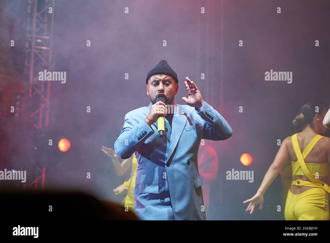 Kiev, Ukraine 3 septembre 2021: Le célèbre chanteur ukrainien Dmitry ...