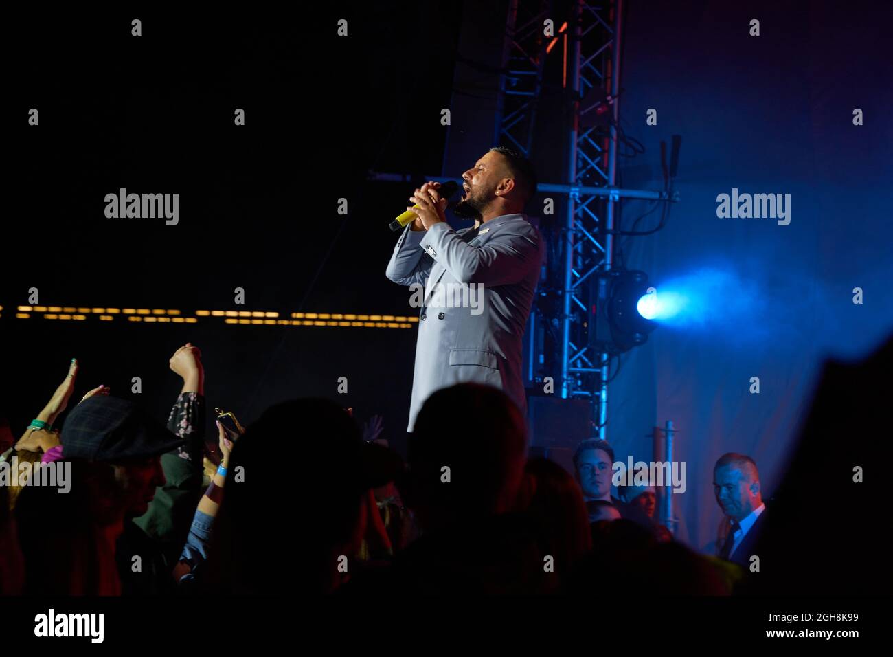 Kiev, Ukraine 3 septembre 2021: Le célèbre chanteur ukrainien Dmitry ...