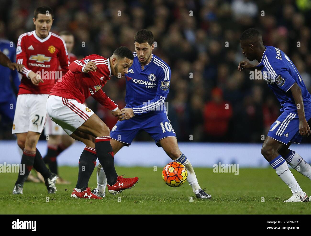 Memphis depay manchester united 2015 Banque de photographies et d ...