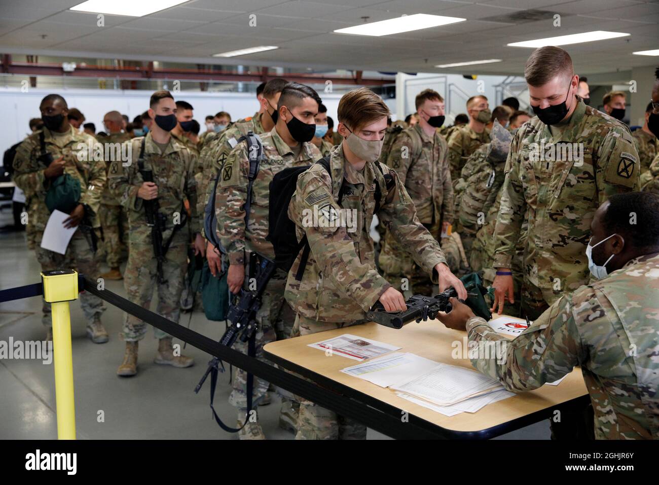 2nd battalion 4th infantry regiment 10th mountain division Banque de ...