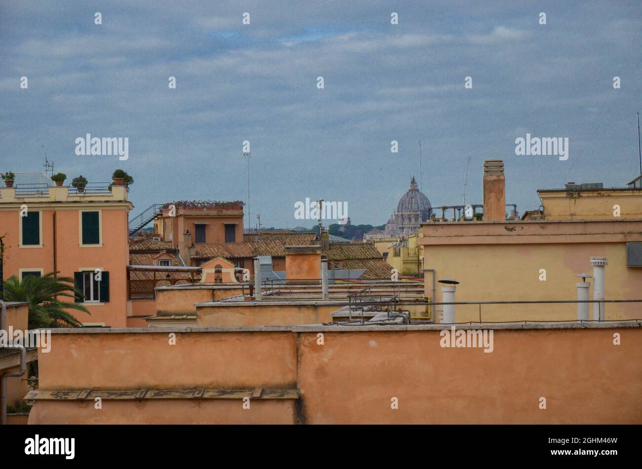Les toits de rome Banque de photographies et d’images à haute ...