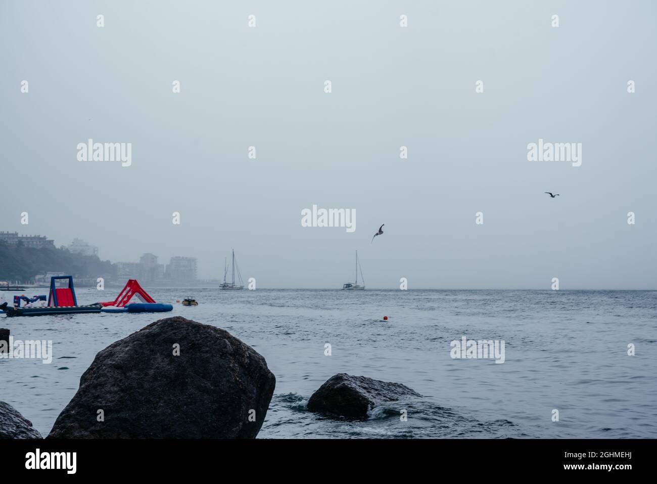 Plage de pluie Banque de photographies et d’images à haute résolution ...