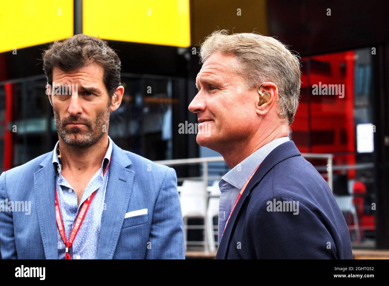Canal 4 f1 présentateur david coulthard Banque de photographies et d ...