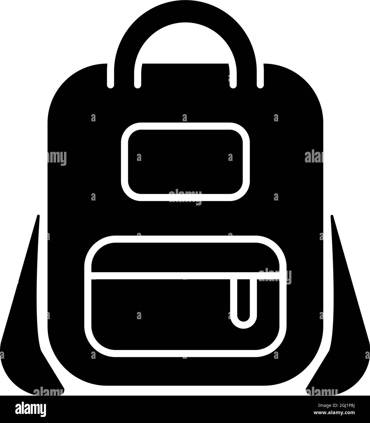 Pictogramme enfant cartable Banque de photographies et d’images à haute ...