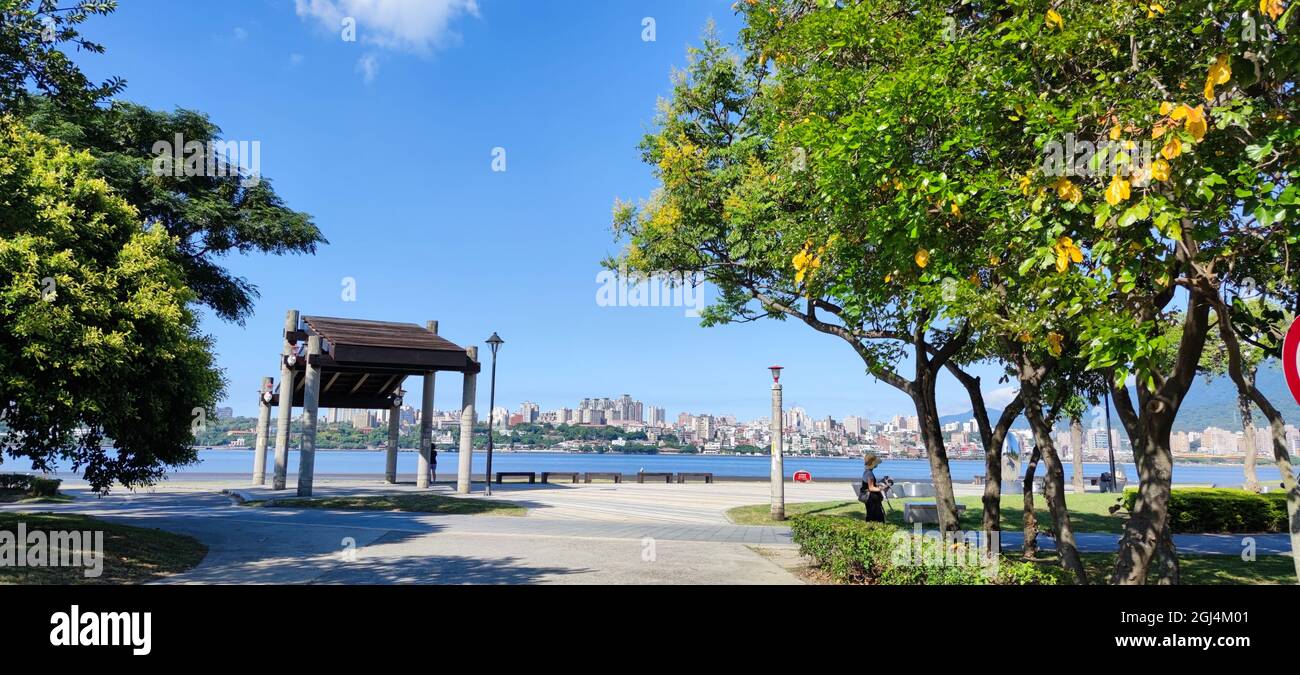 Tamsui, NOUVELLE VILLE DE TAIPEI, TAÏWAN - 8 septembre 2021 - ville ...