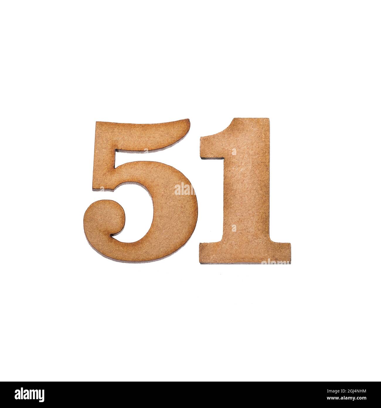 51 number Banque d'images détourées - Alamy