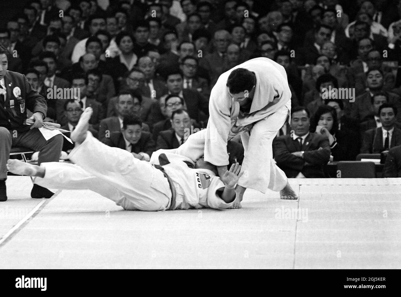 Jeux olympiques de judo Banque d'images noir et blanc - Alamy