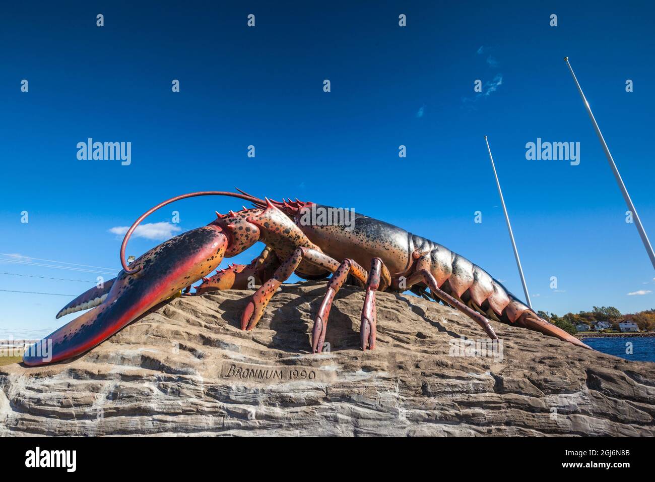 La plus grande statue de homard du monde Banque de photographies et d ...
