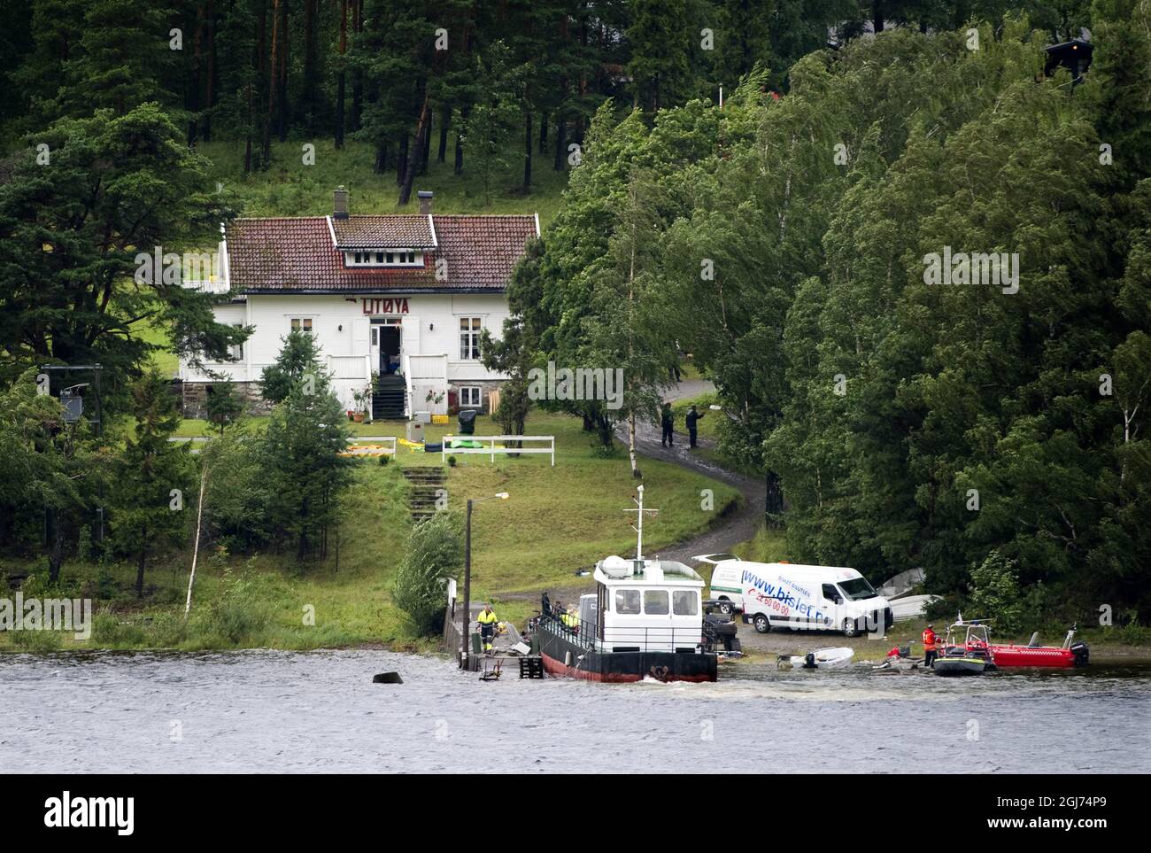 île utoya norvège Banque de photographies et d’images à haute ...