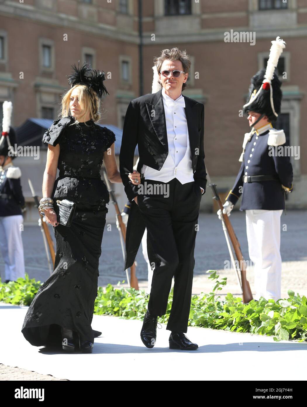STOCKHOLM 20130608 John Taylor de Duran Duran et sa femme Gela Nash ...