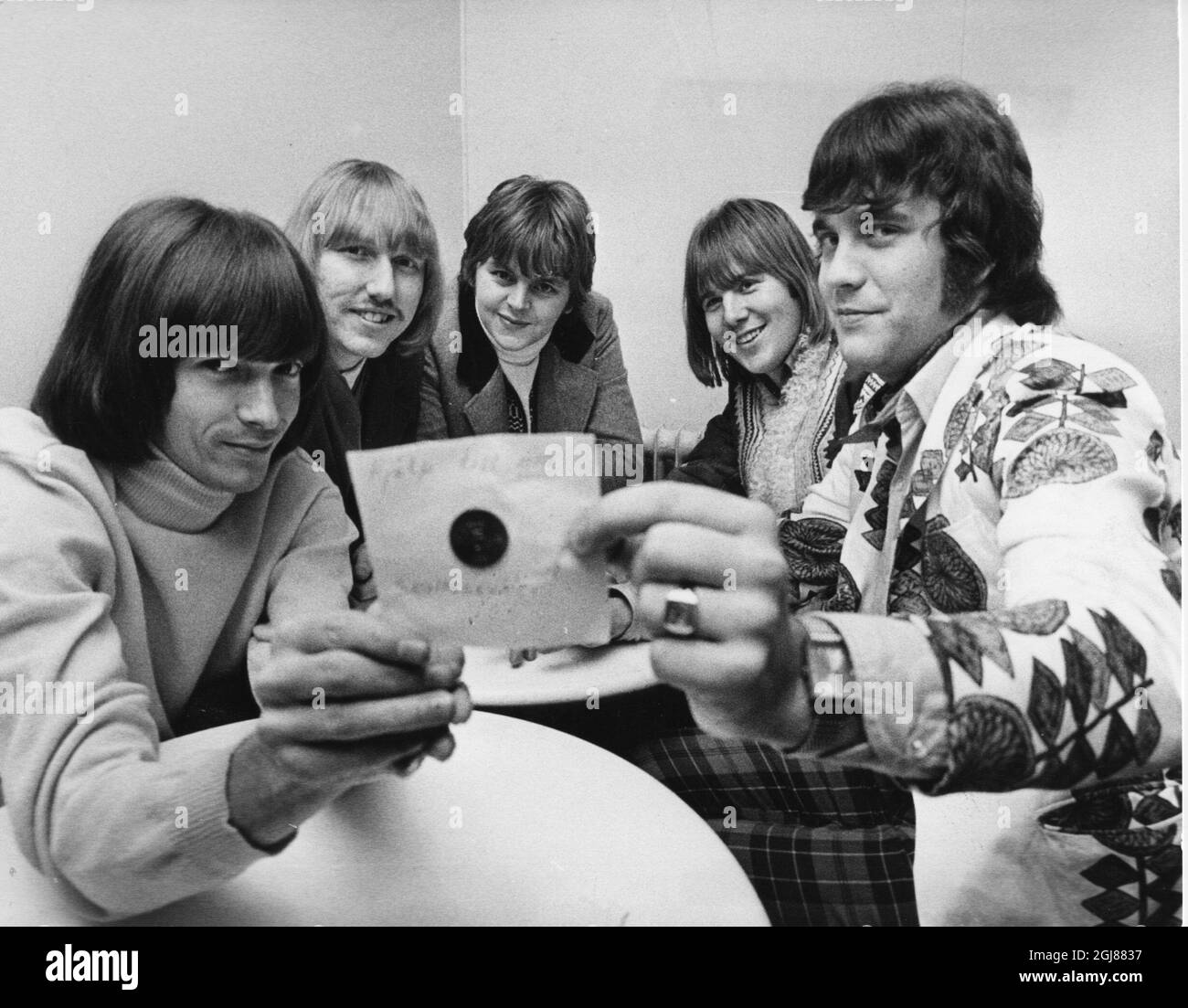 * pour vos fichiers* 1967 Pop group Hep Stars from Left Svenne Hedlund ...