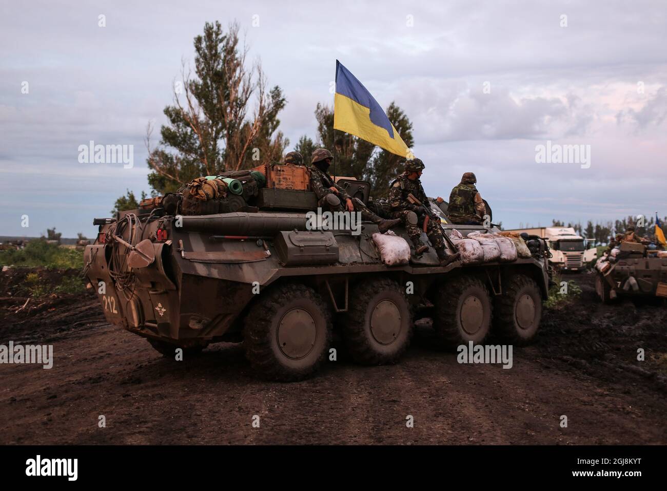 2014-07-08 08 Jul 2014 --- 8 juillet 2014 -- des soldats ukrainiens ...