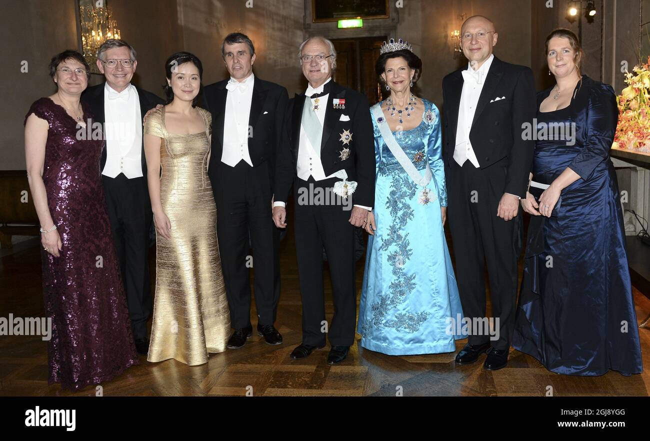 STOCKHOLM 2014-12-10 Sharon Stein Moerner, lauréate en chimie ...