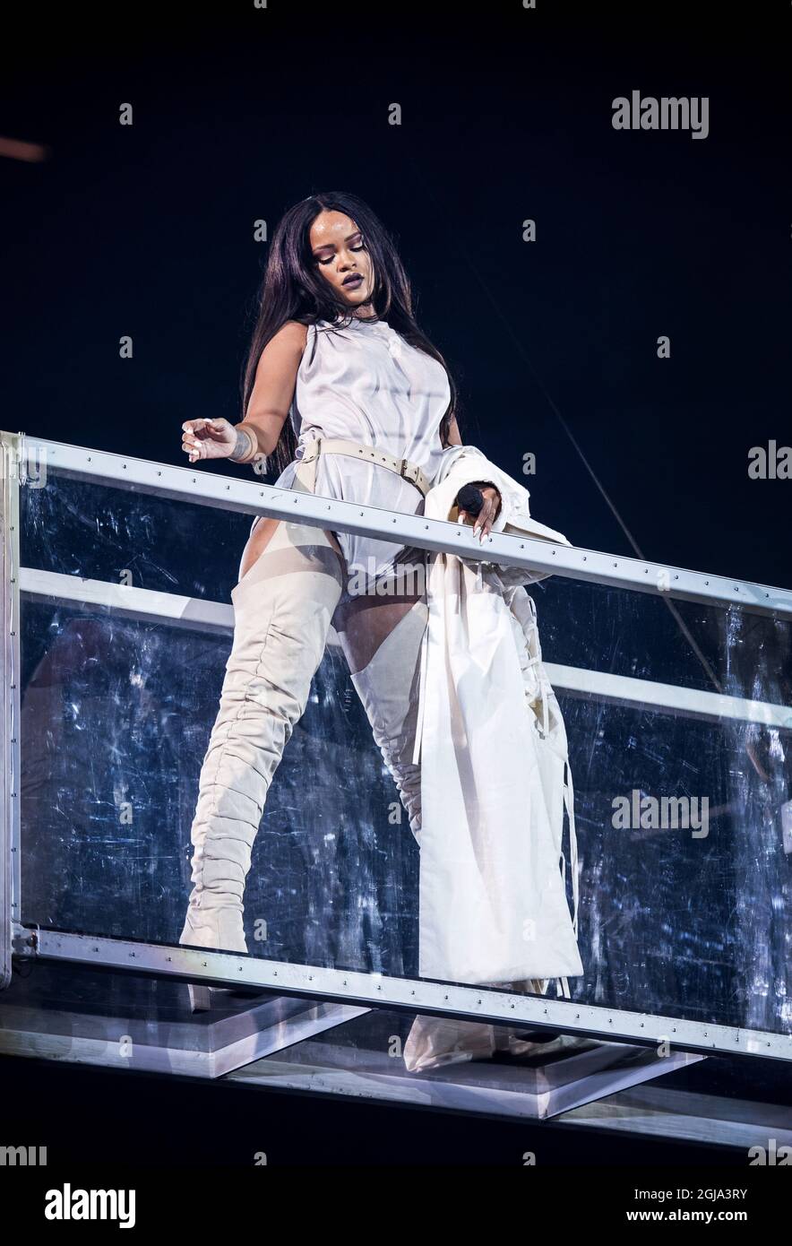 STOCKHOLM 2016-07-04 Rihanna joue avec son anti World Tour à l'arène ...