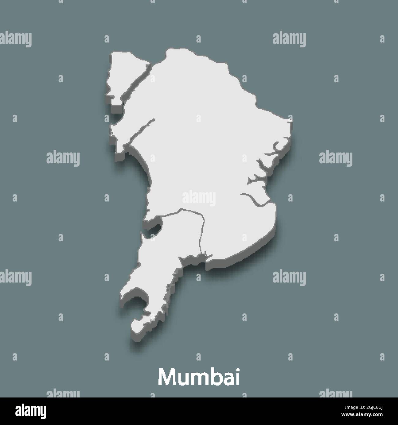 Map of mumbai Banque de photographies et d’images à haute résolution ...
