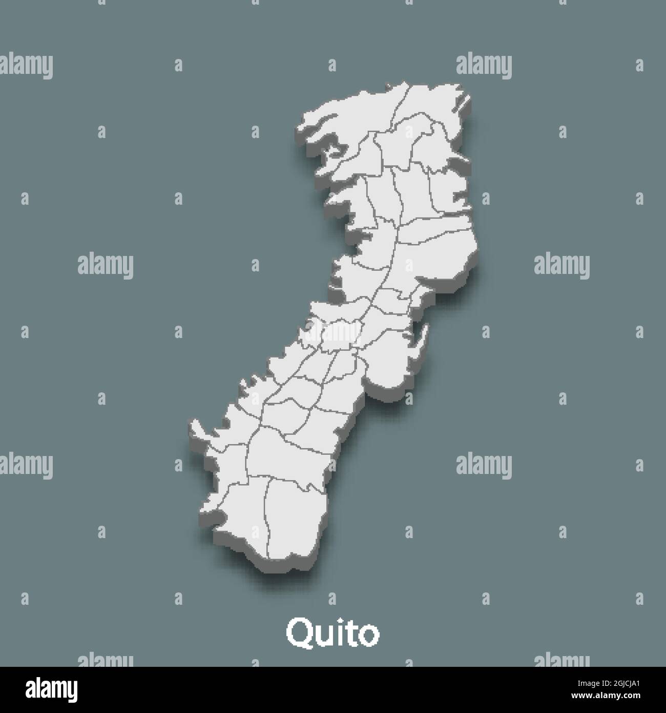Mappa di quito Banque de photographies et d’images à haute résolution ...