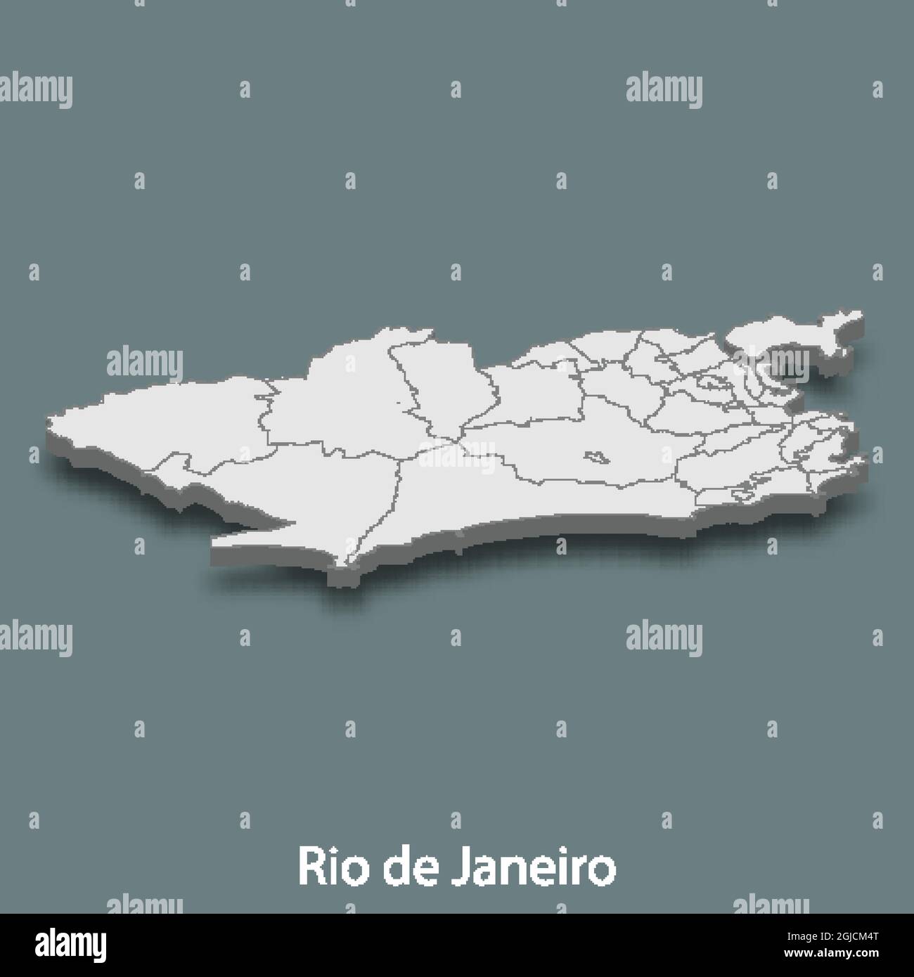 Carte de rio de janeiro Banque de photographies et d’images à haute ...