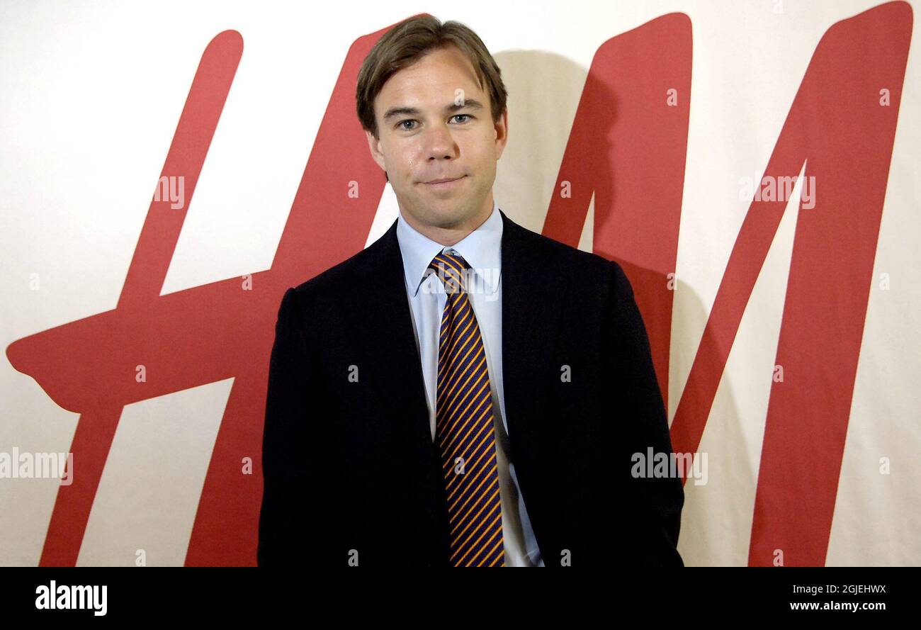 Karl-Johan Persson a été nommé nouveau PDG du géant suédois de la vente ...