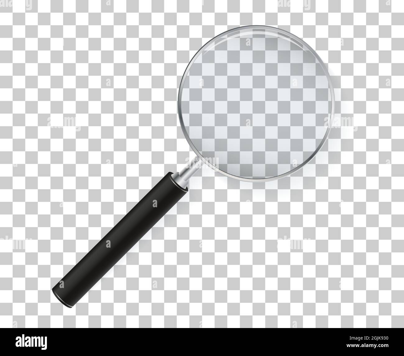 Loupe isolée sur fond transparent. Loupe vectorielle Image Vectorielle ...