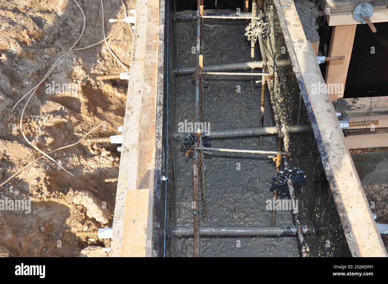 Construction d'une fondation construction d'une nouvelle maison. Types ...