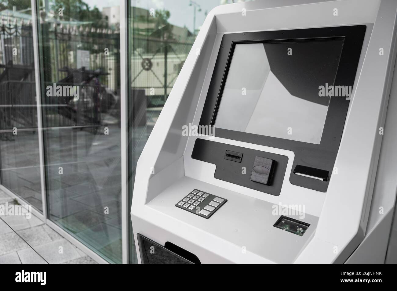 Distributeur De Billets Noir Banque d'image et photos - Alamy