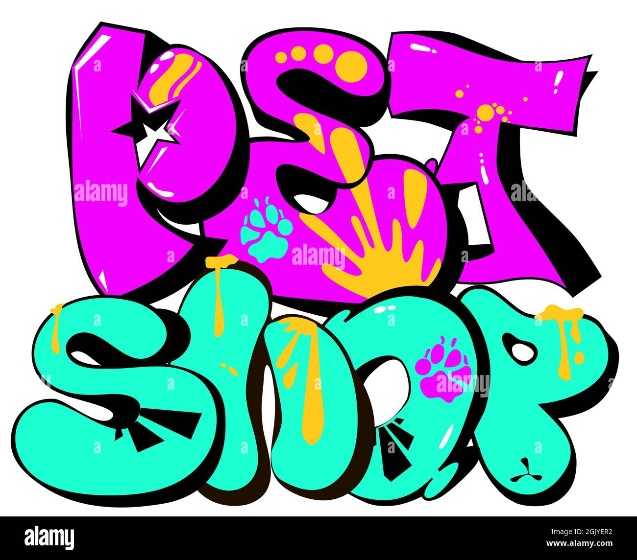 Art print store Banque d'images vectorielles - Alamy