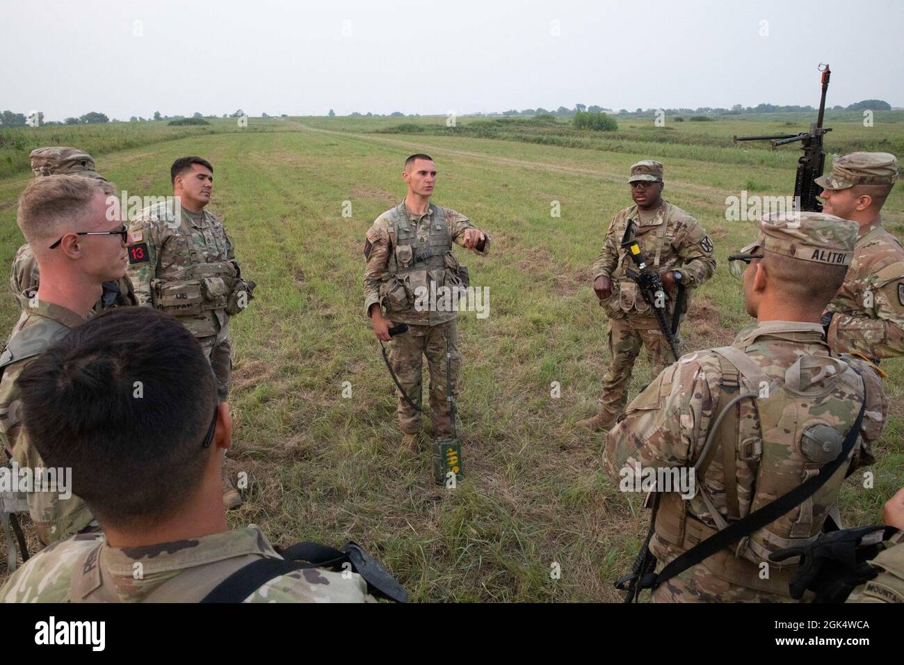 Sergent d'état-major Logan Engle, un officier non commandant affecté au ...