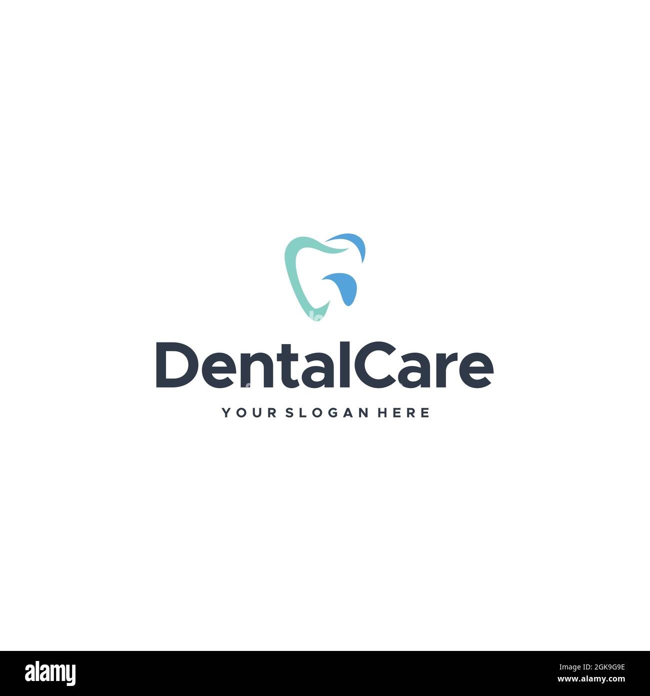 Design moderne du logo de dent de dentiste de soins dentaires Image ...