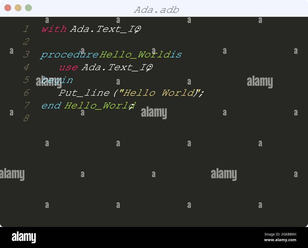 Langage informatique ada Banque de photographies et d’images à haute ...