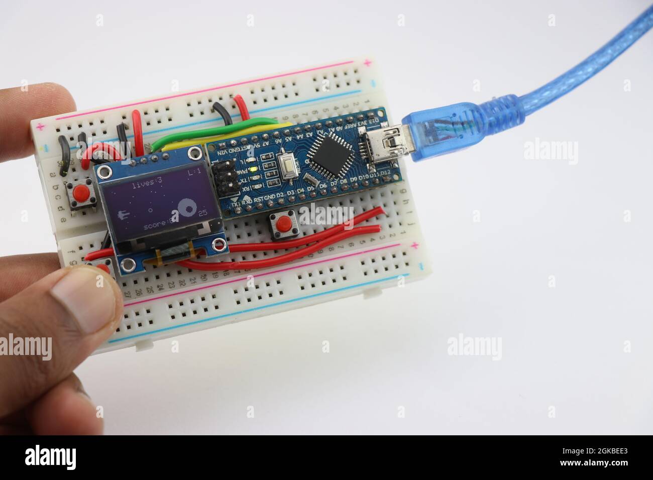 Projet prototype de jeu Arduino mini réalisé à partir d'un écran OLED ...