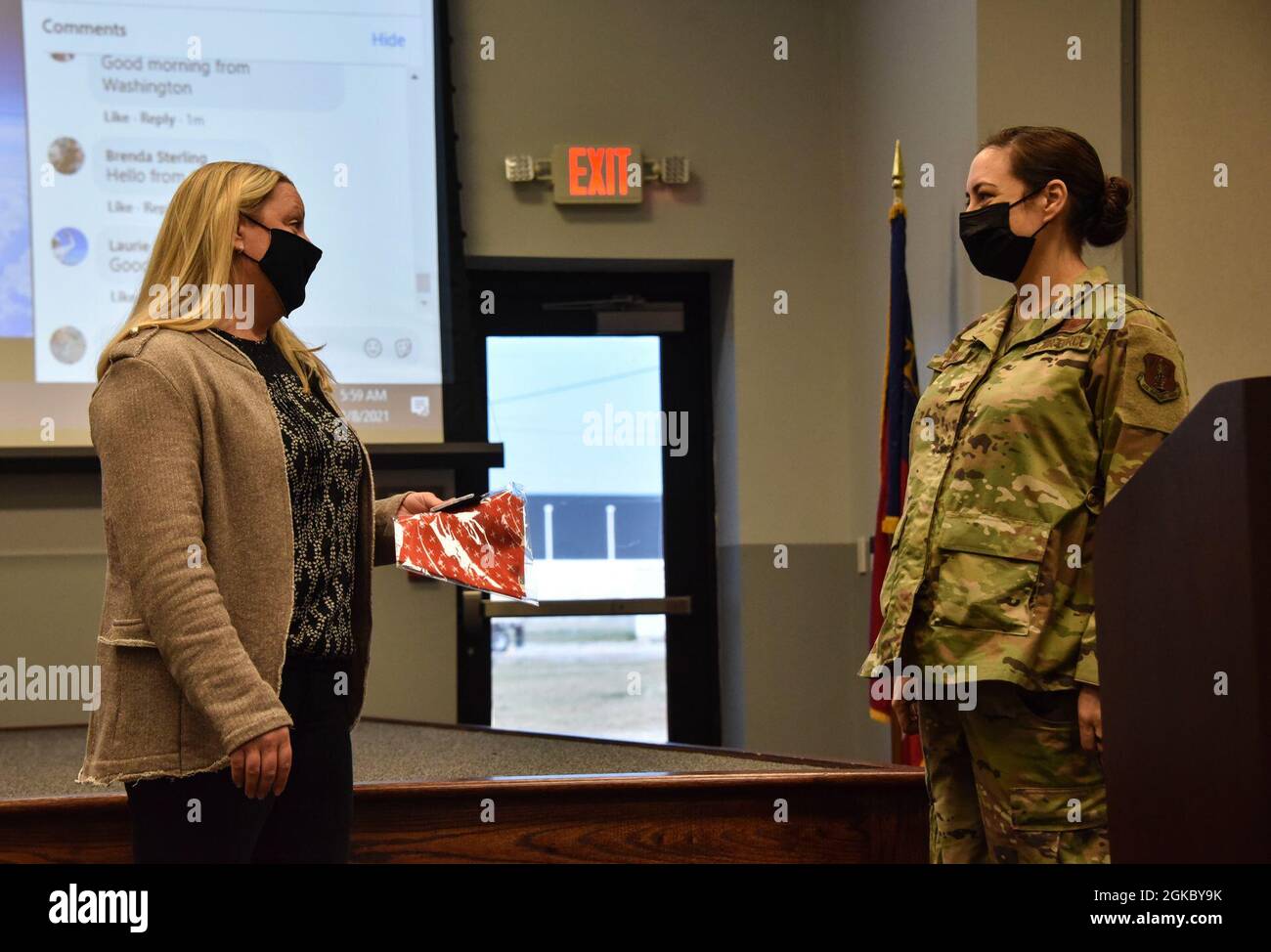 Le lieutenant-colonel Amy Drew de la Force aérienne des États-Unis ...