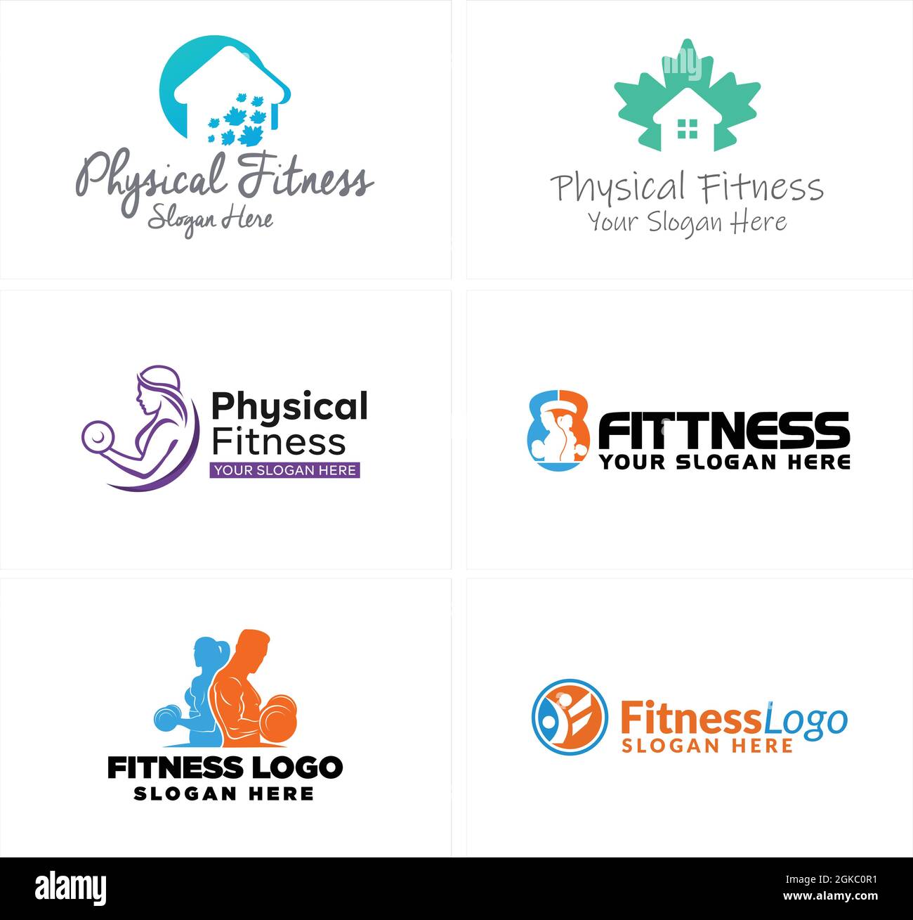 Homme de gym Banque d'images vectorielles - Alamy