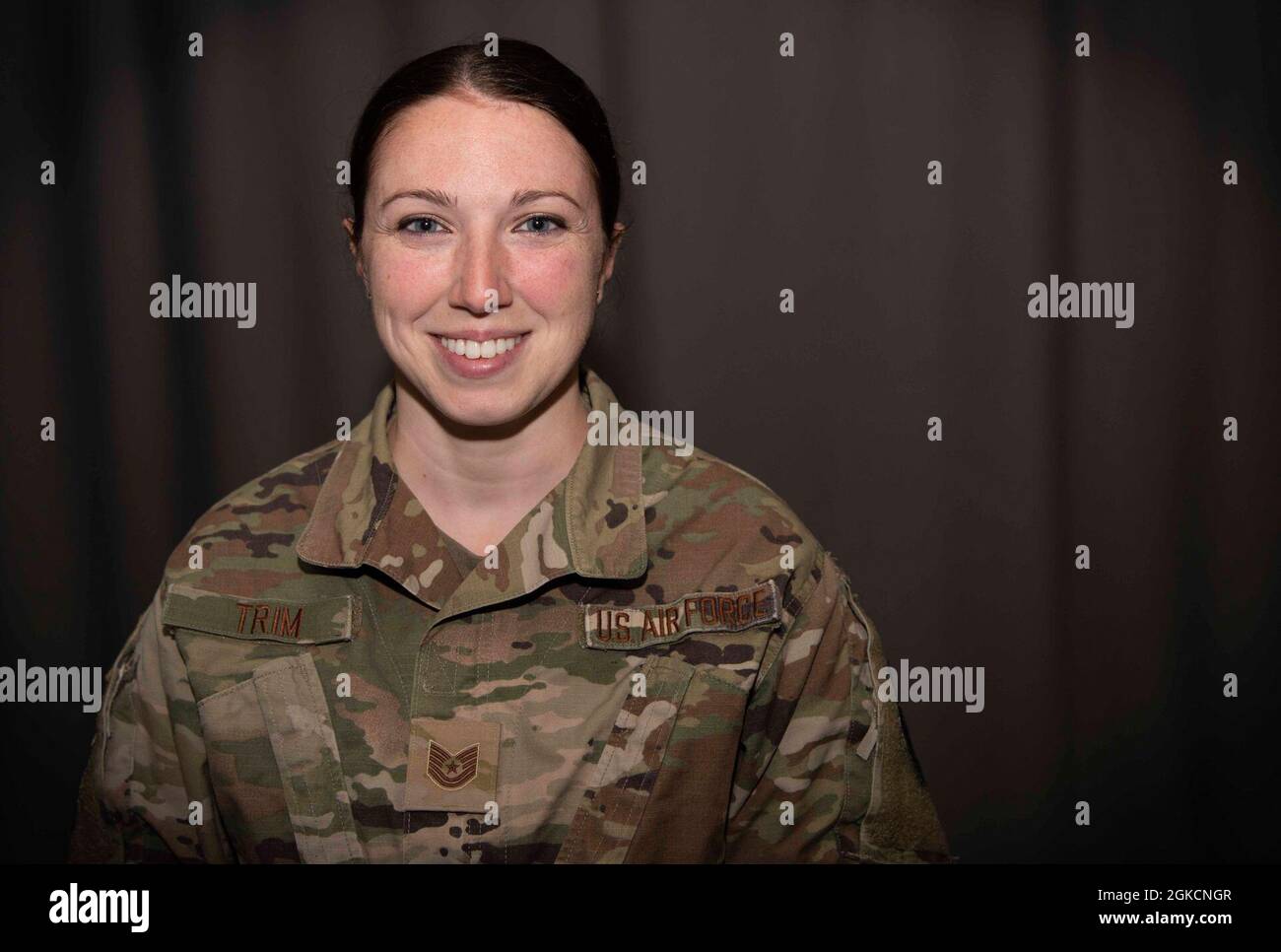 U.S. Air Force Tech. Sgt. Ashley Trim, gestionnaire de formation de l ...