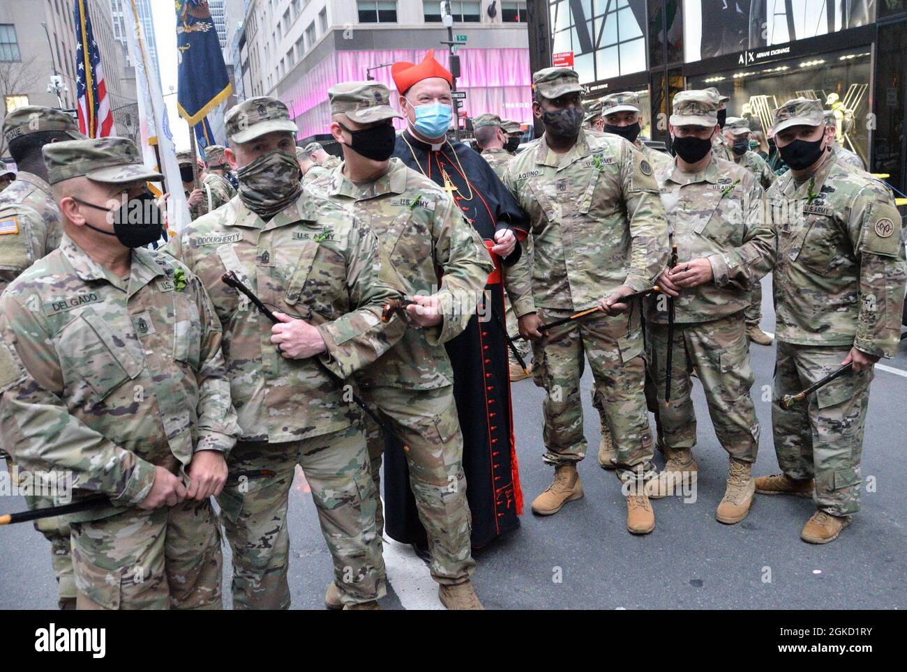 Les soldats du 1er Bataillon de la Garde nationale de l'armée de New ...