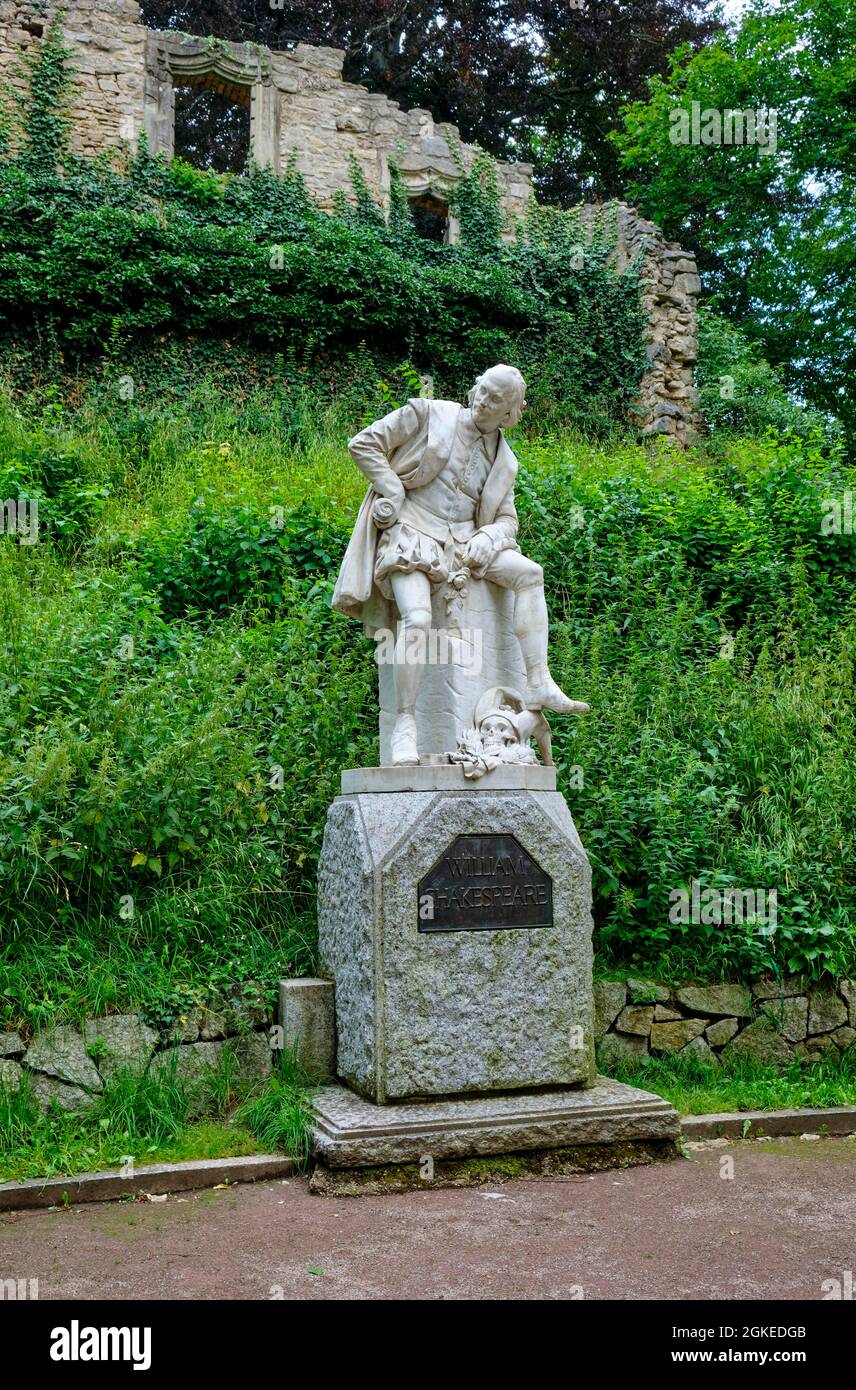 Monument de Shakespeare par Otto Lessing, Park an der ILM, Weimar ...