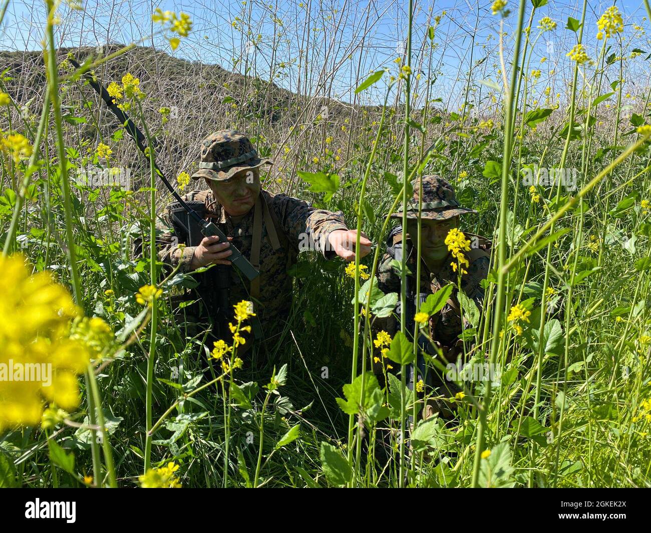 Sgt. Marine des États-Unis Ryan Rosas, instructeur de combat de la ...
