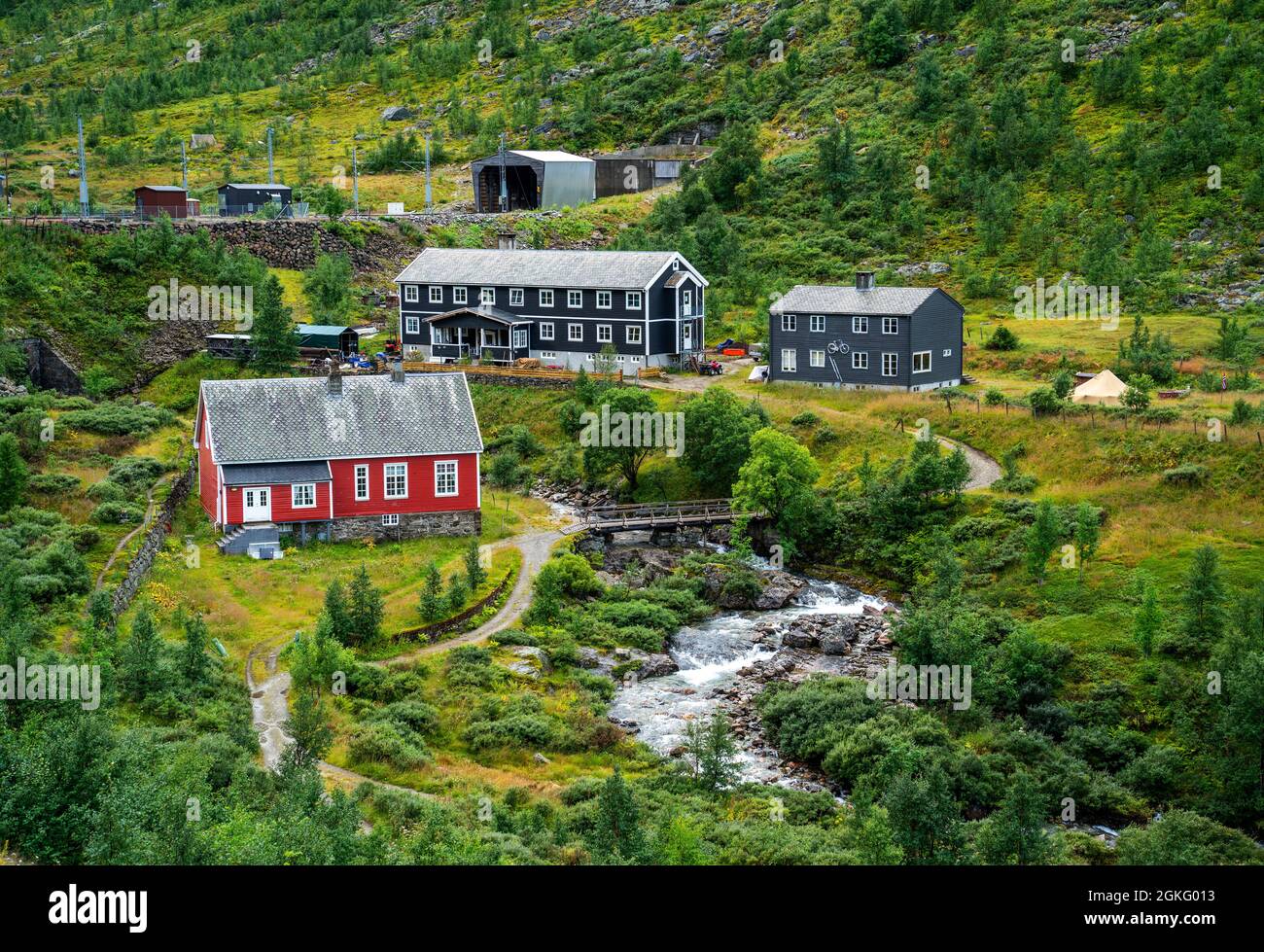 Chemin de fer myrdal flam Banque de photographies et d’images à haute ...