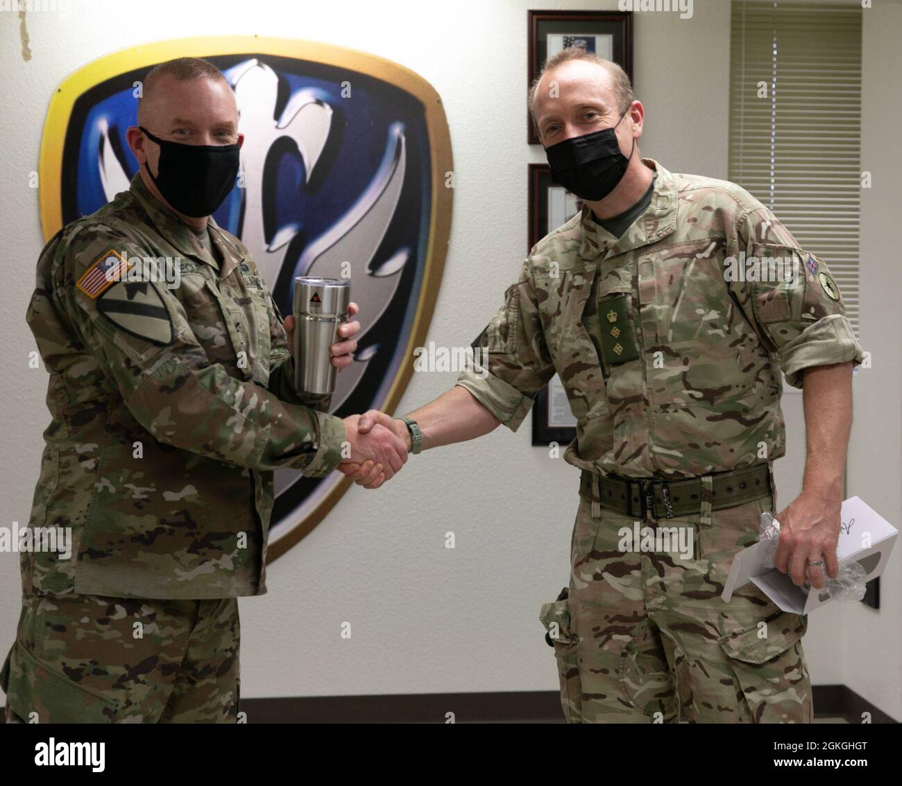 Le colonel Bryan Leclerc, 504e Brigade expéditionnaire du renseignement ...