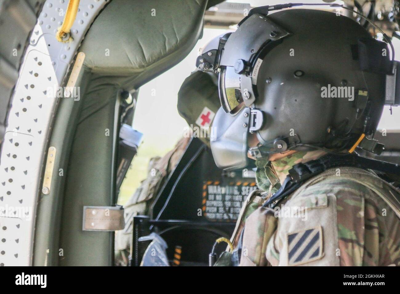 Sergent de l'armée américaine Matthew Hankey, un CHEF d'équipage D ...