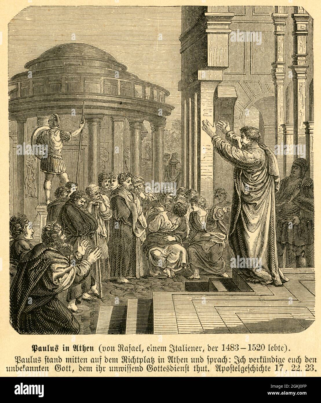 Asif, Türkei, Tarsus, Paulus in Athen, Apostelgeschichte , Motiv aus ...
