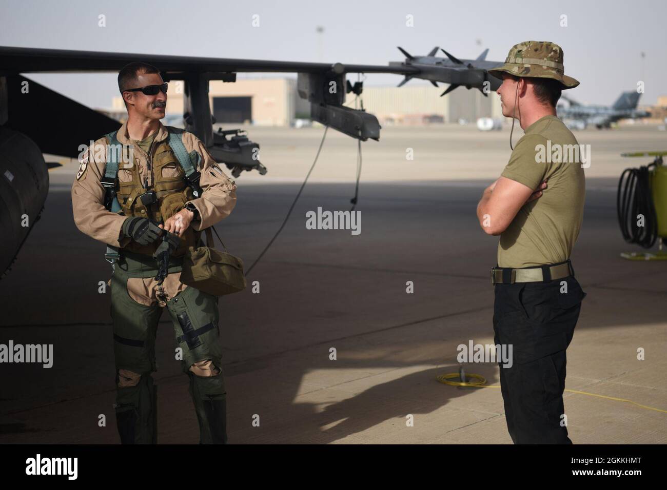 Le lieutenant-colonel Jeffrey Beckham, pilote du 157e Escadron de ...