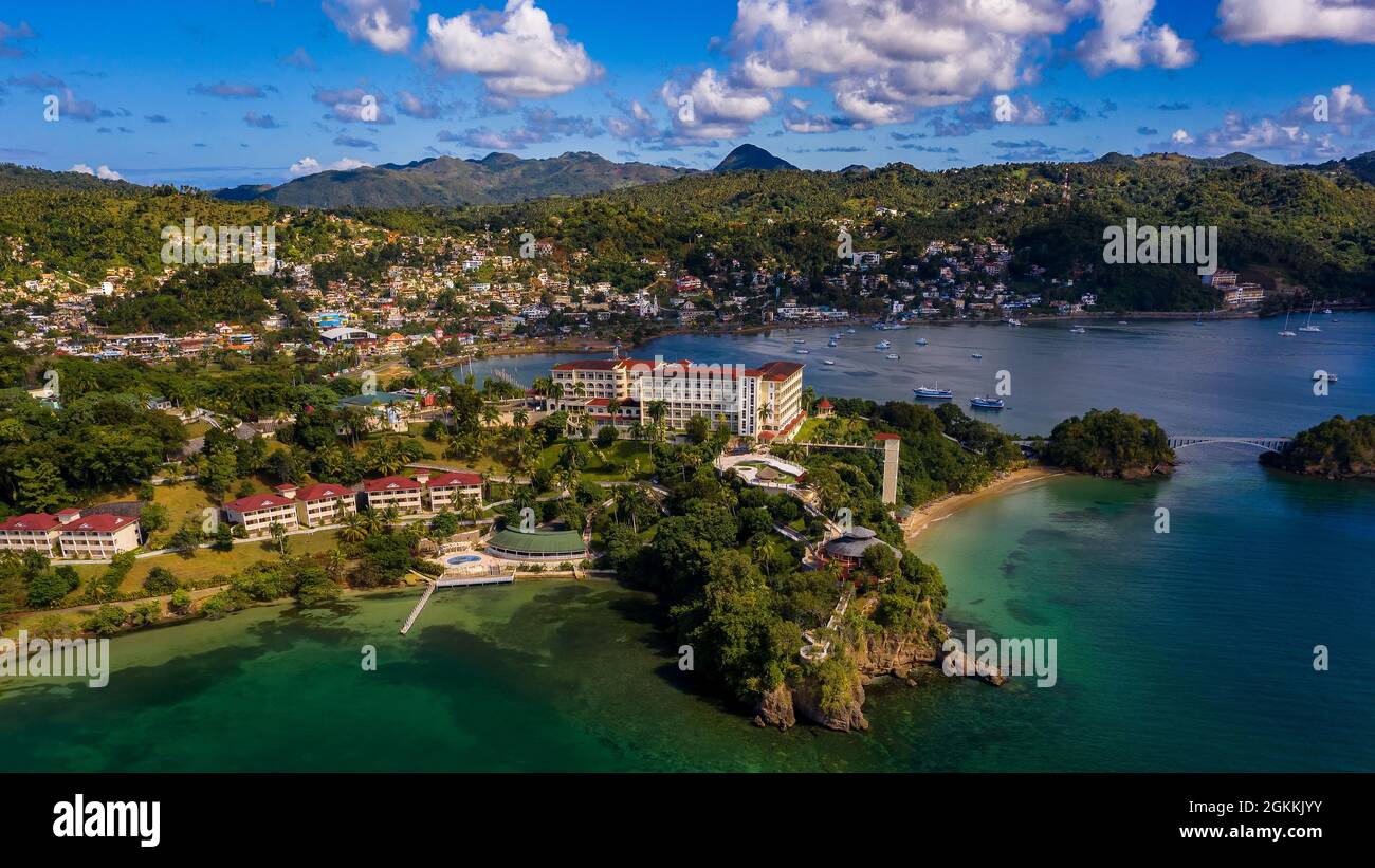 Plage de la ville de samana Banque de photographies et d’images à haute ...