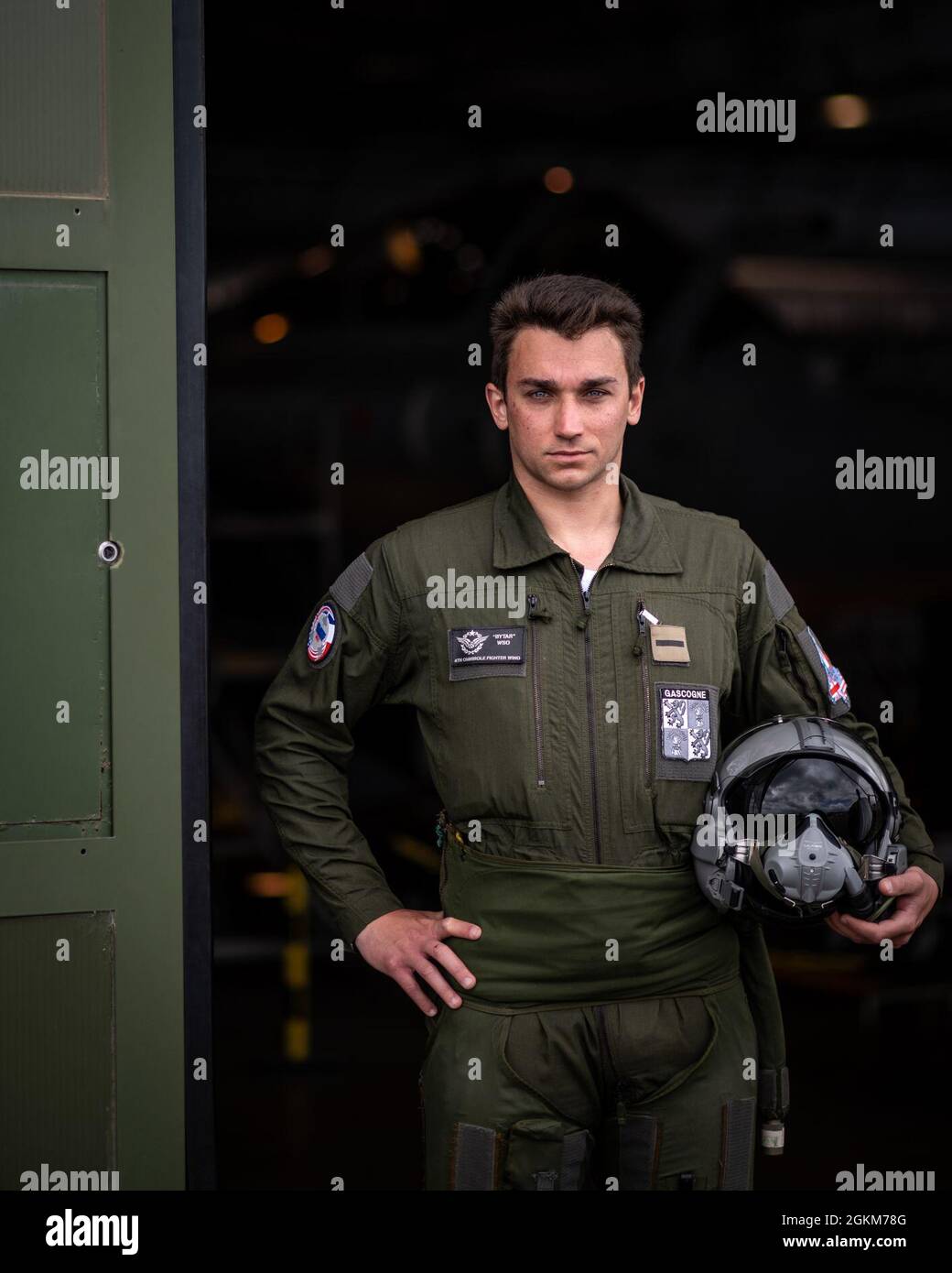 Le lieutenant Bytar de la Force aérienne et spatiale française, le ...