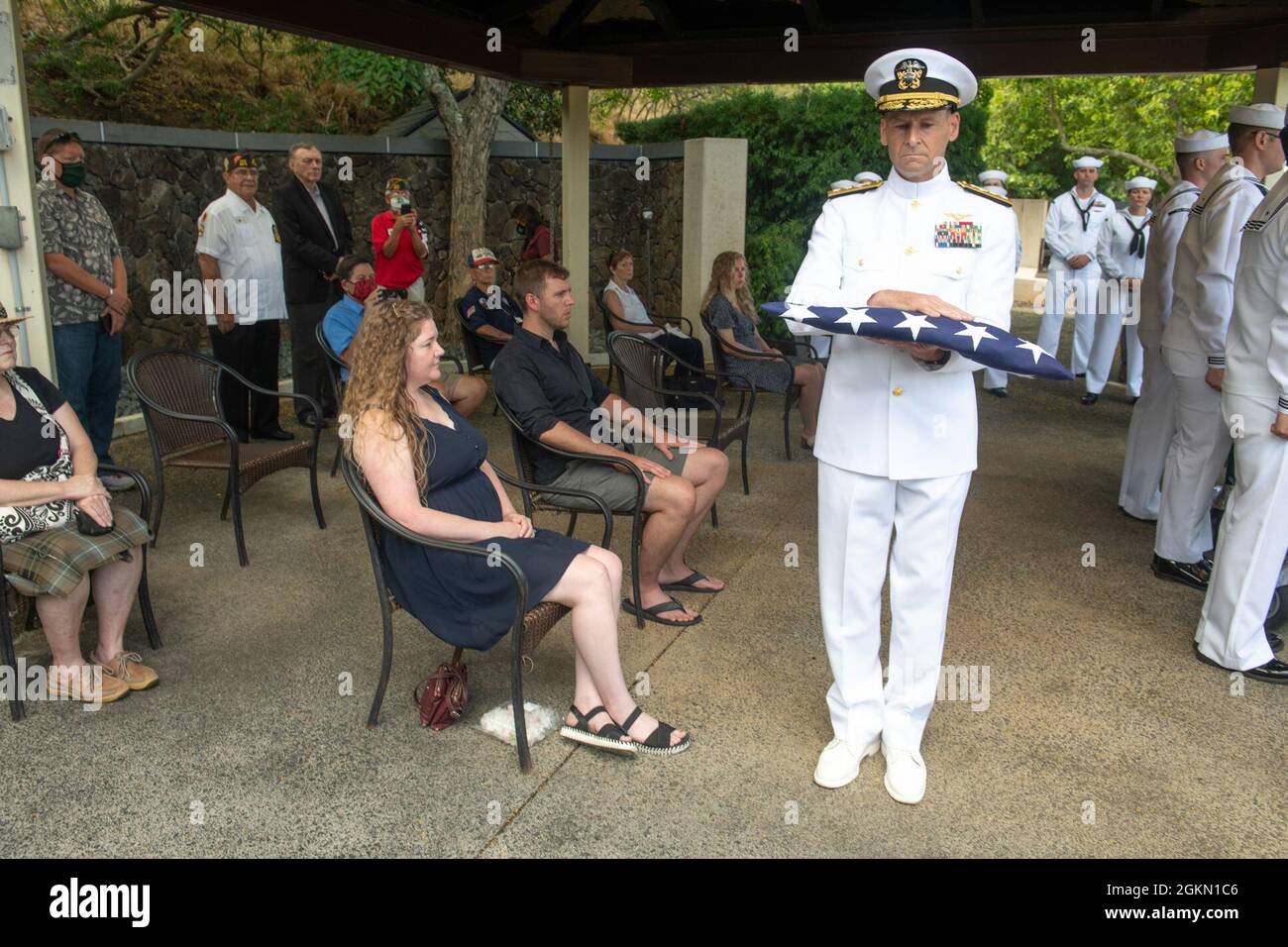 Sarah Adams, arrière-petite-nièce de la Marine américaine Gunner’s Mate ...